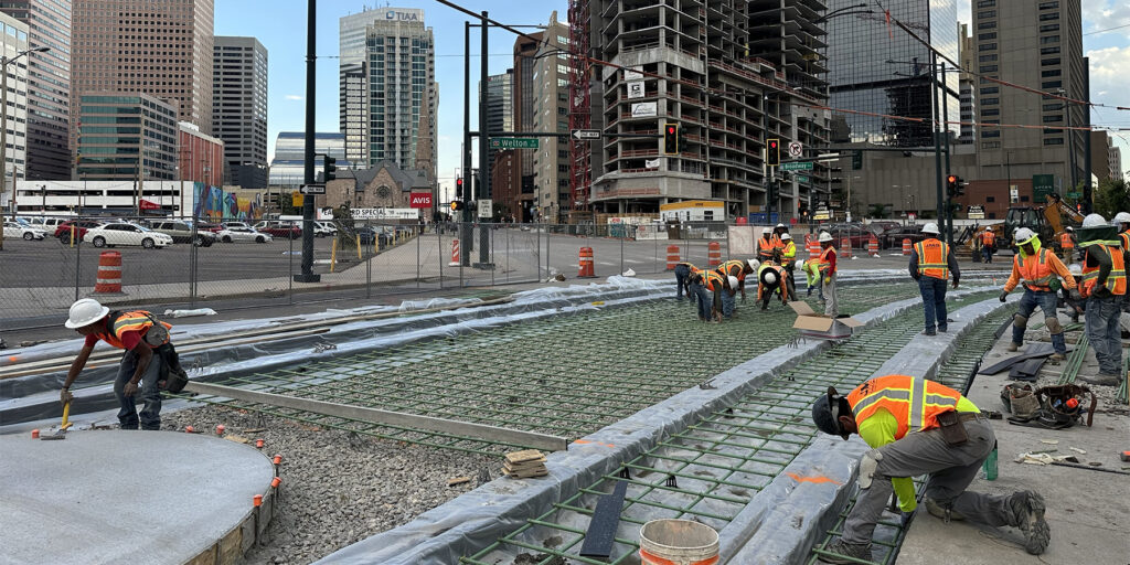 Work Continues on First Phase of Downtown Denver Rail Reconstruction - Benesch